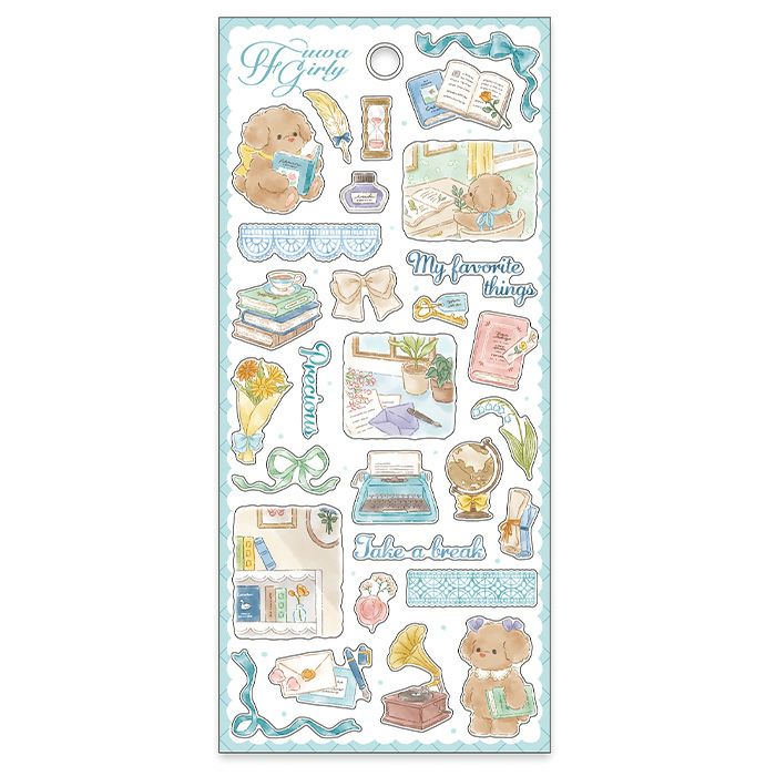 Fuwa Girl Sticker Seals [Mindwave] | oshoppu