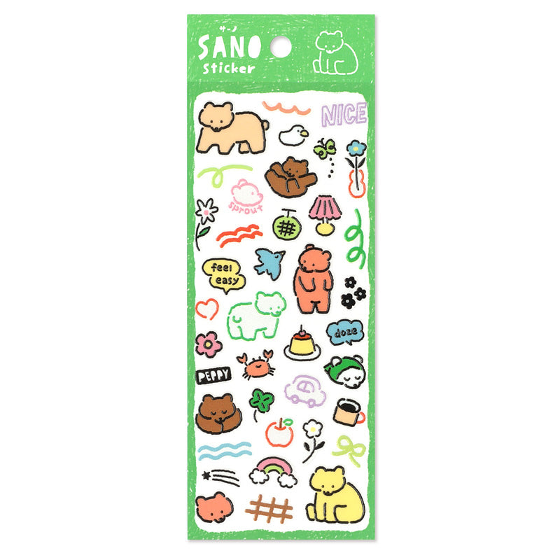 Kuma Sano Sticker Seals [Mindwave] | oshoppu