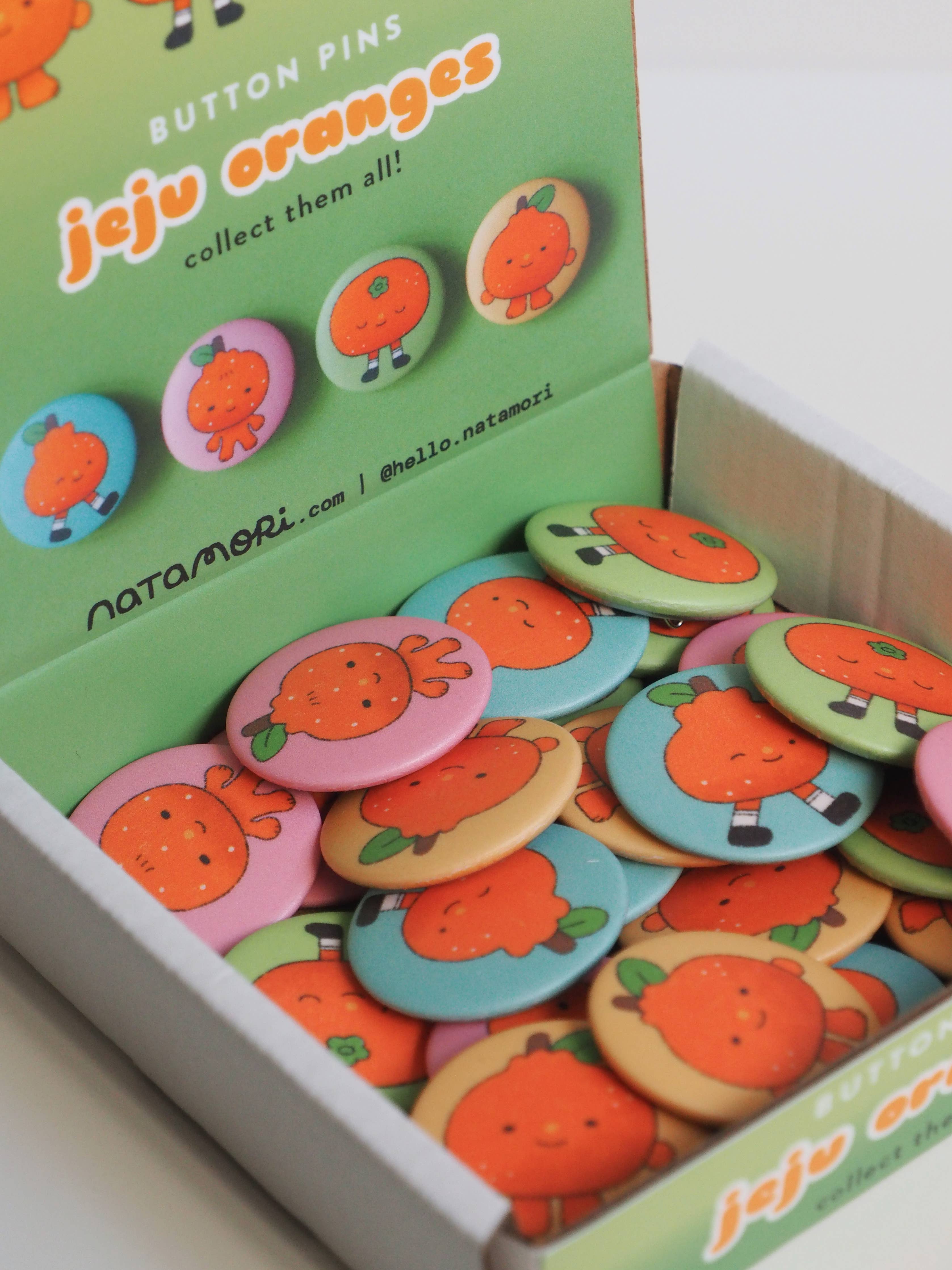 Jeju Orange Button | oshoppu