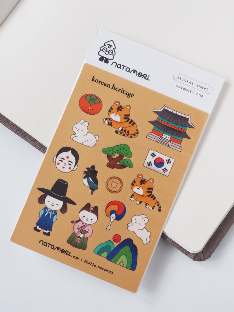 Korean heritage • sticker sheet | oshoppu