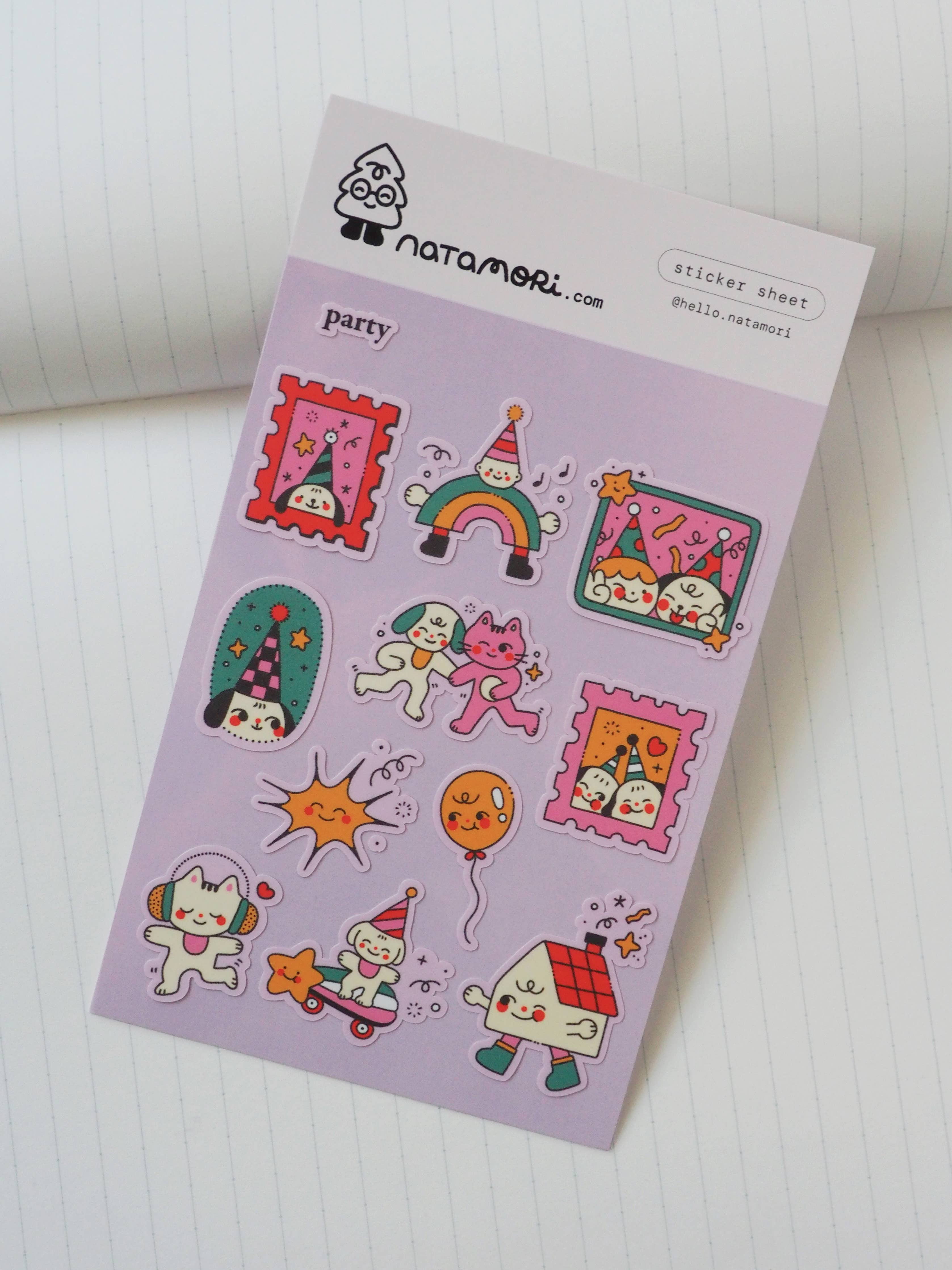 Party • Sticker Sheet | oshoppu