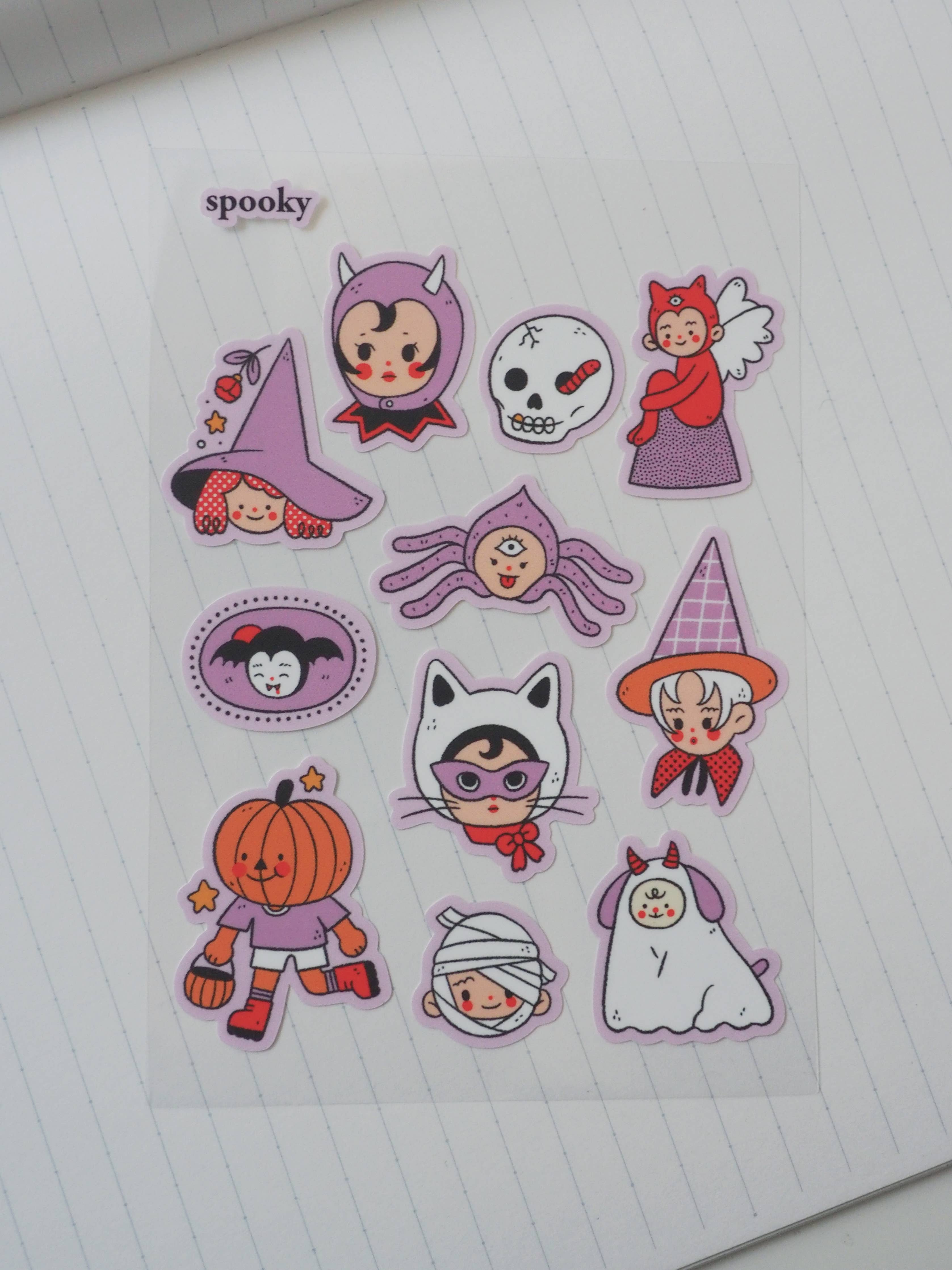 Spooky • Sticker Sheet | oshoppu