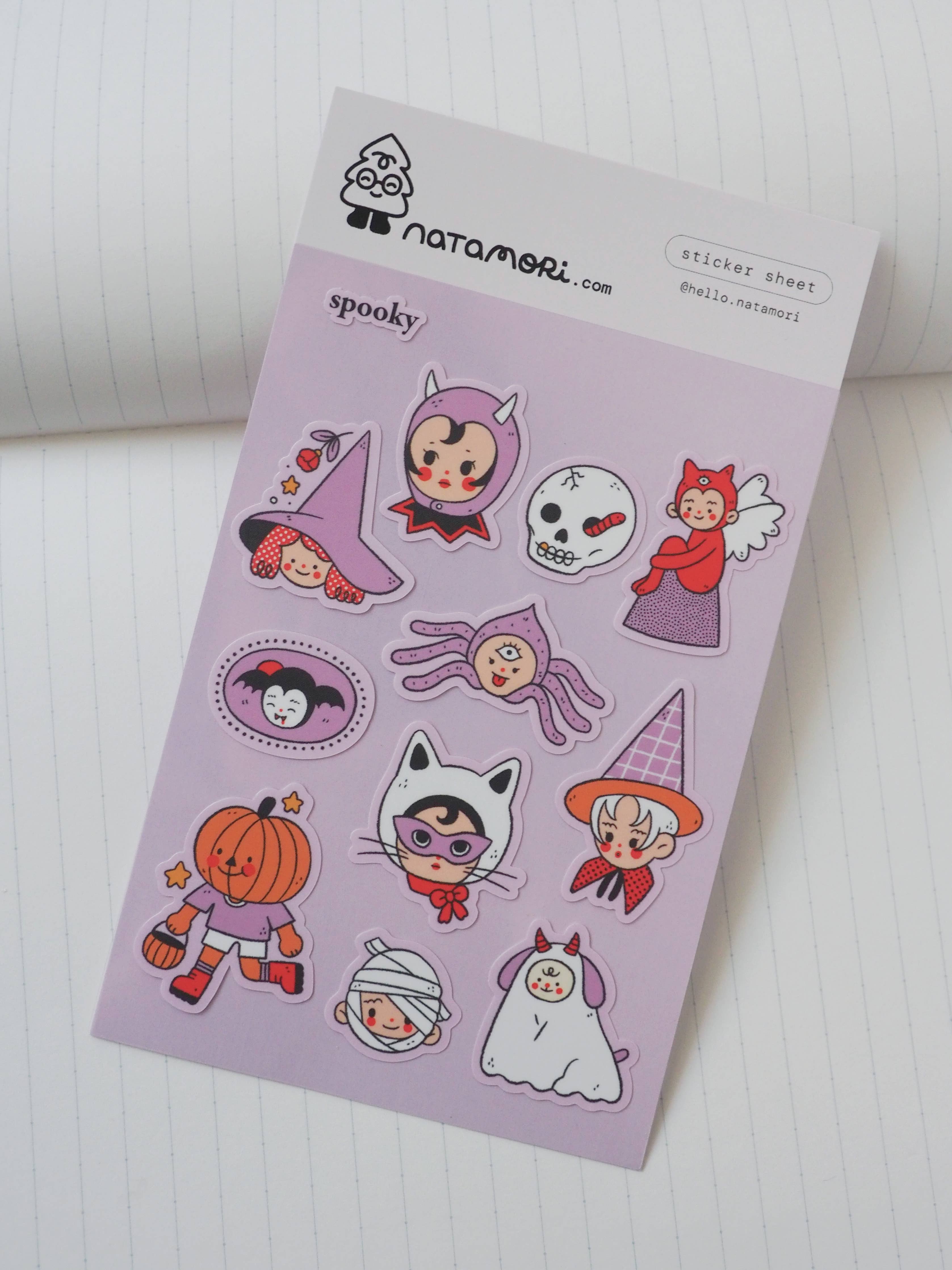 Spooky • Sticker Sheet | oshoppu