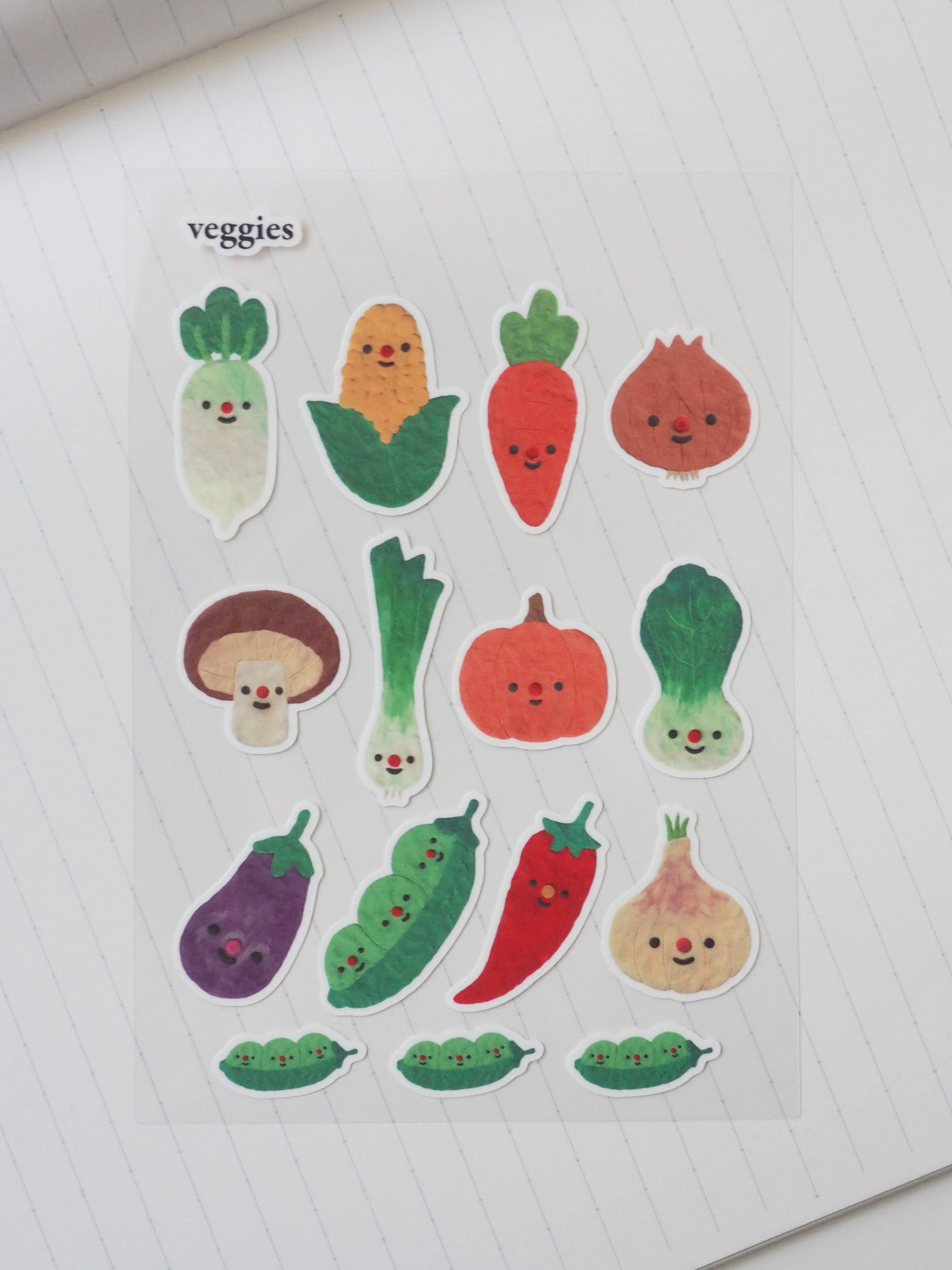 Veggies • sticker sheet | oshoppu