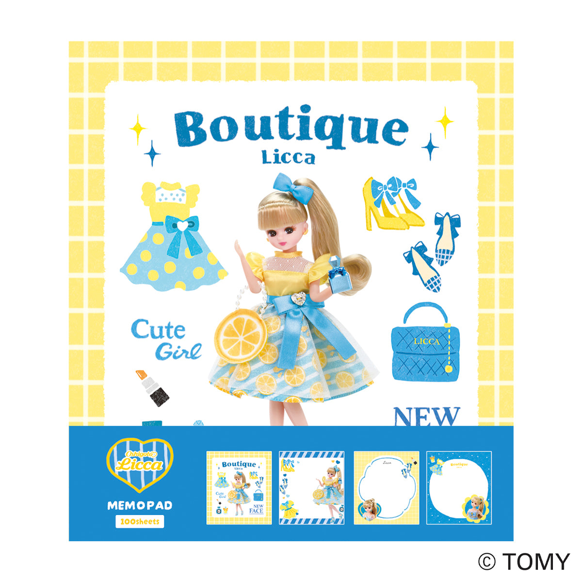 Licca Oshigoto Licca Series Memo Pad Boutique – oshoppu